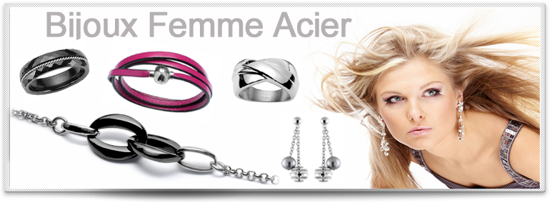 Bijoux Acier Femme